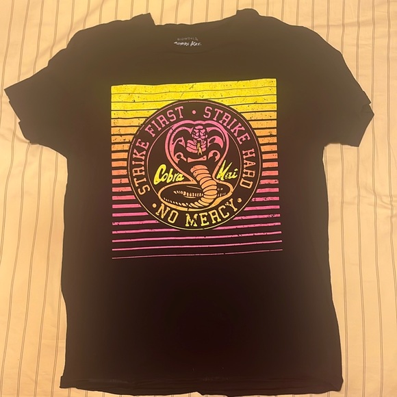 Bioworld | Shirts | Cobra Kai Graphic Tea Barely Worn | Poshmark